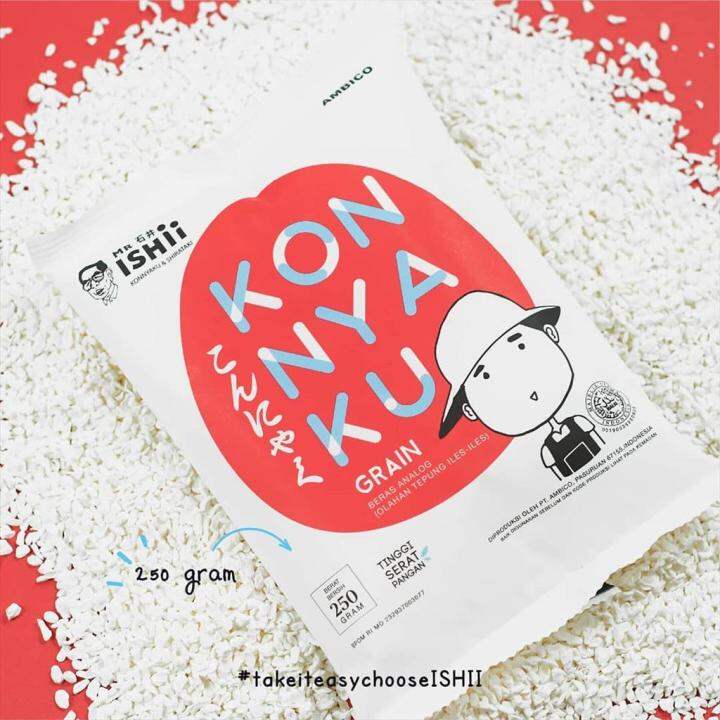 Beras Diet Shirataki Konnyaku Grain 250g - Mr Ishii Beras Porang ...
