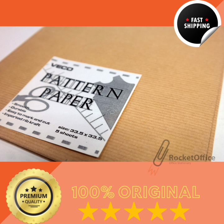 Kraft Pattern Paper for Sewing and Fashion Design (5 sheets/pack ...