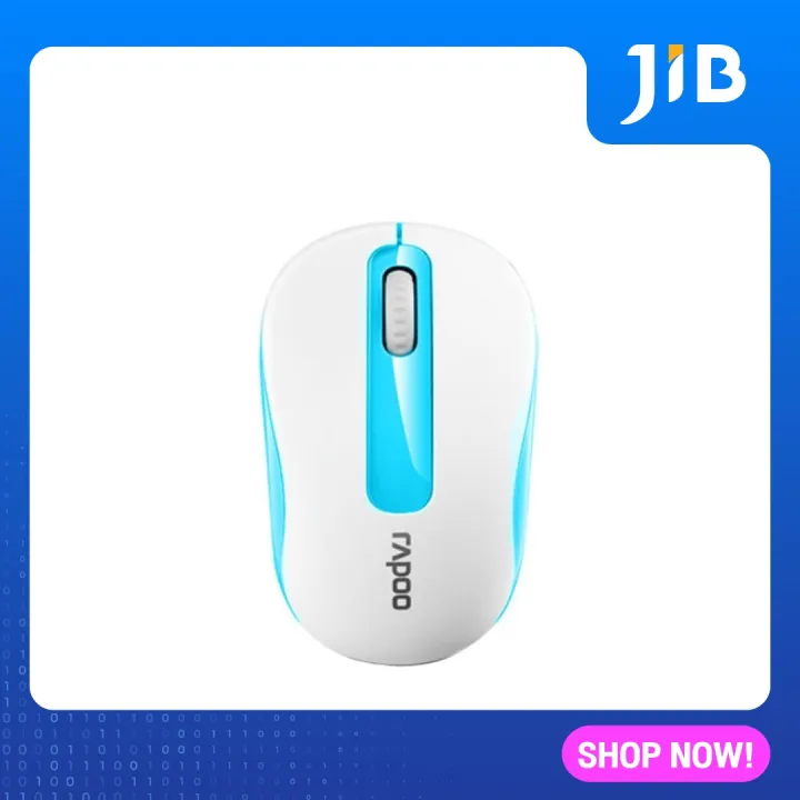 JIB MOUSE (เมาส์ไร้สาย) RAPOO WIRELESS PLUS MSM10PLUS-BL (BLUE ...