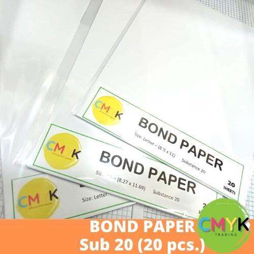Bond Paper Pack of 10 or 20 Copy Paper Substance 20 Long Short A4 ...