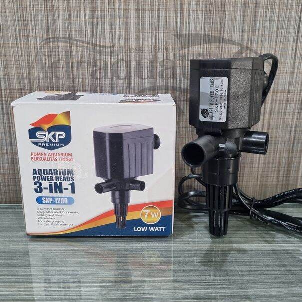 SKP-1200 POWER HEAD SUBMERSIBLE PUMP POMPA AIR CELUP FILTER AQUARIUM ...
