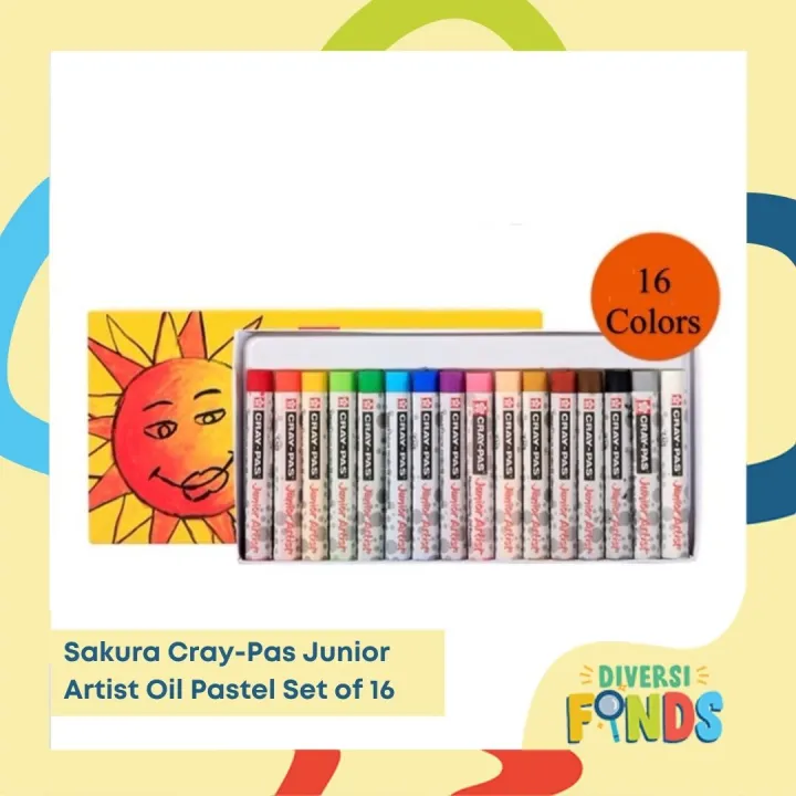 Sakura 12's/16's/25's Cray-Pas Oil Pastel Set For Artist | Lazada PH