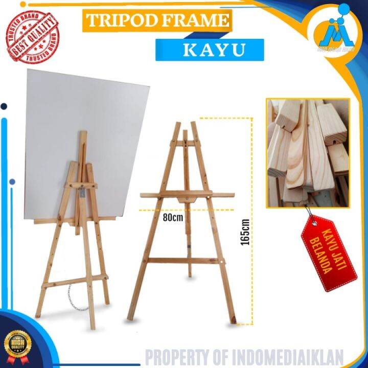tripod frame kayu / tripot bingkai kayu / tripod frame prewedding ...