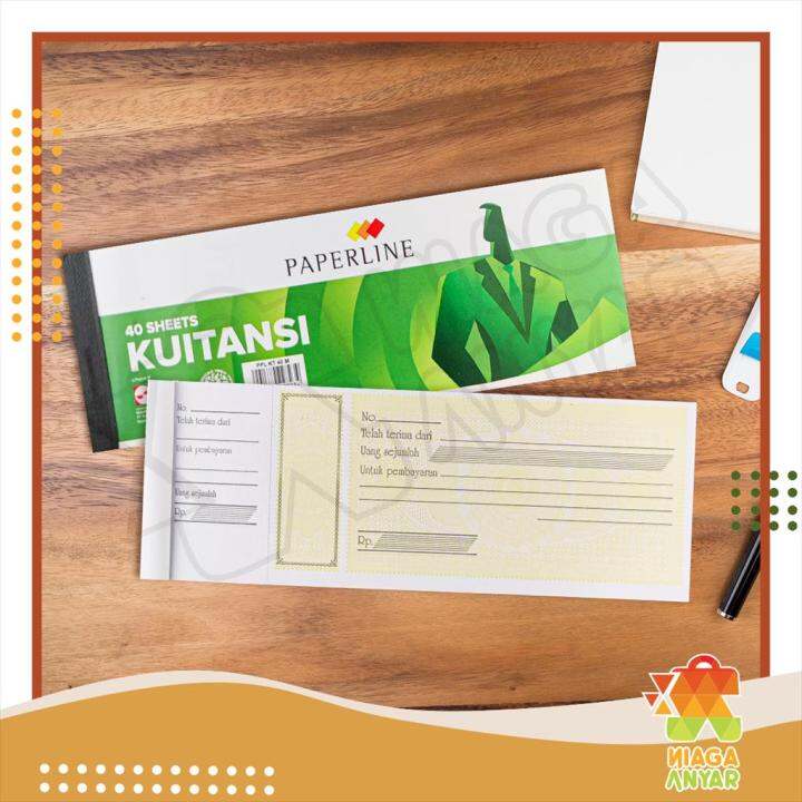 NA PAPERLINE Buku Kwitansi 40 Lembar KT40M / Kertas Kuitansi Bukti Pembayaran KT 40 M | Lazada ...