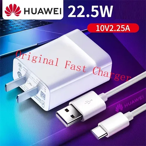 100% Original Huawei Charger Super Fast Charging 40W Micro Usb+Type C ...