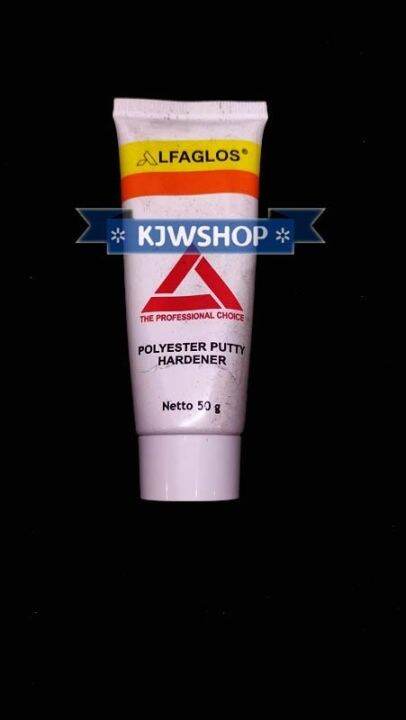 Obat Dempul Pengeras Hardener Polyester Putty Alfa Gloss 50 gram ...