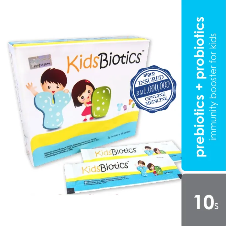 Kidsbiotics 10s - Kids Immunity Booster(Prebiotics + Probiotics) | Lazada