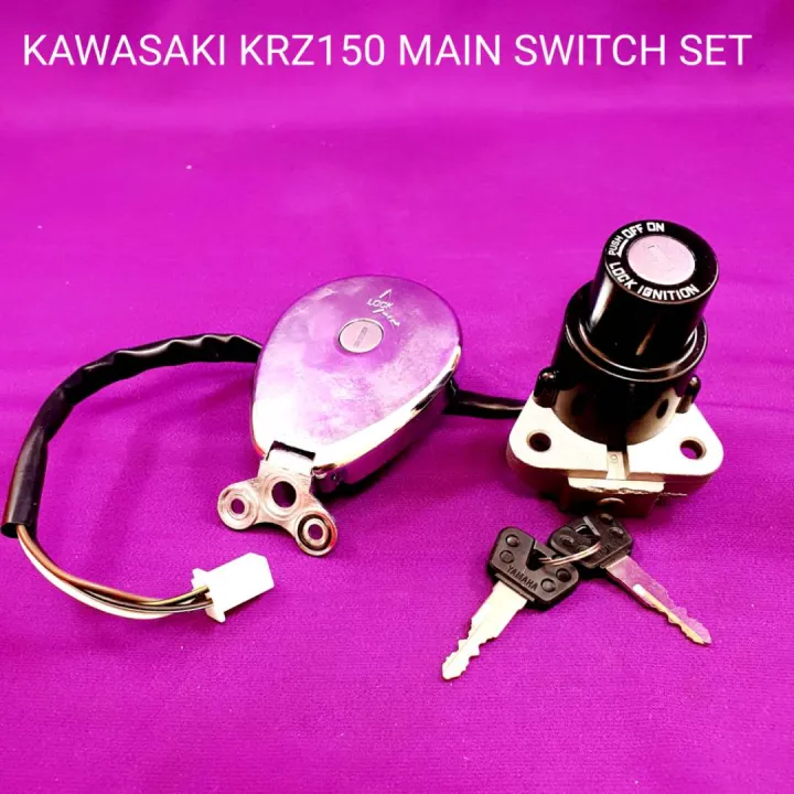 KRZ150 KRZ 150 KAWASAKI MAIN SWITCH KEY SET " FIREKING " | Lazada