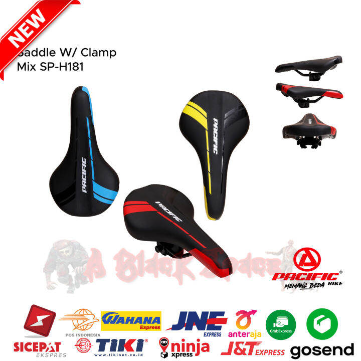 Jok Sadel Sepeda Pacific SP-H181 Jok MTB Fixie BMX Lipat Saddle Dengan ...