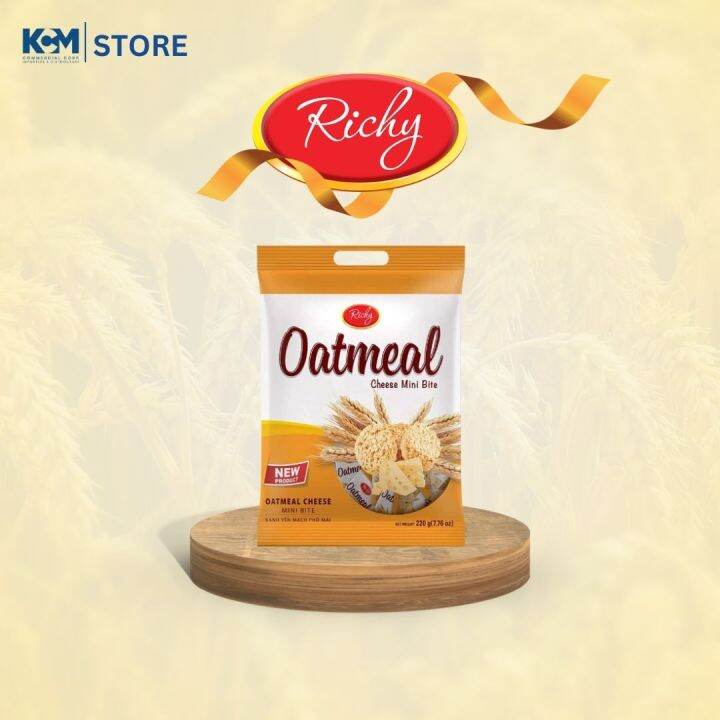 Richy Oatmeal Minibite Cheese 220g | Lazada PH