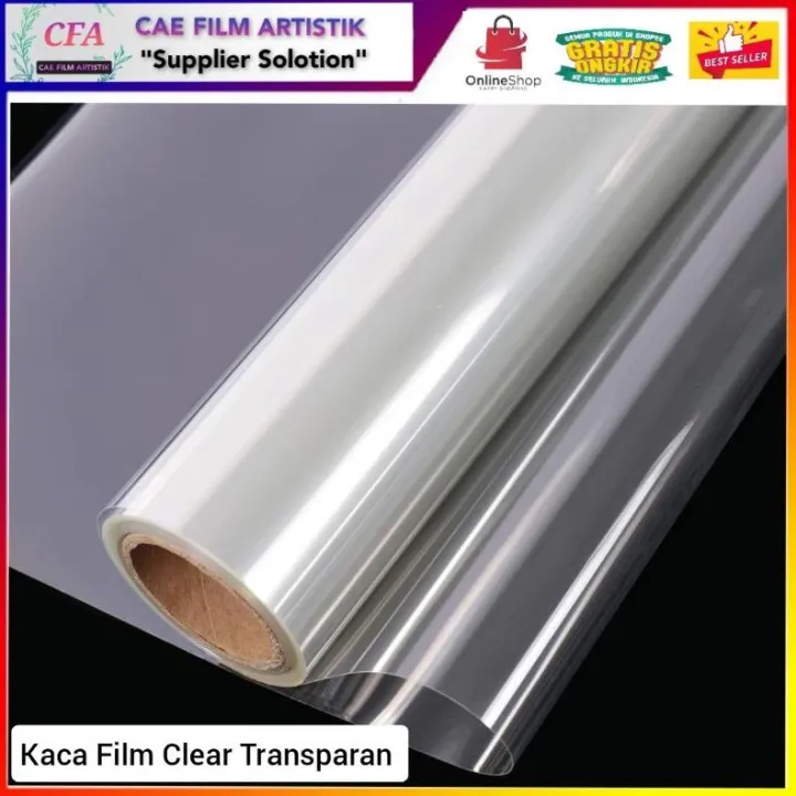 Kaca Film Clear Transparan Stiker Kaca Jendela Rumah Tembus Pandang ...