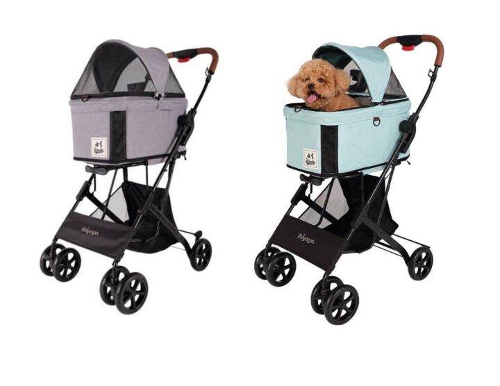 Ibiyaya Travois Tri-fold Pet Travel รถเข็นสัตว์เลี้ยง | Lazada.co.th
