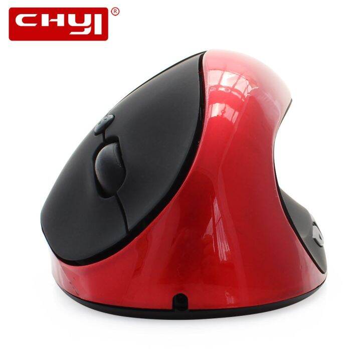 CHYI Ergonomic Vertical Wireless Mouse Rechargeable 6 Buttons Gaming ...
