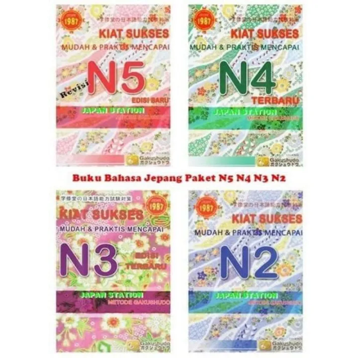 Buku Mudah Berbahasa Jepang - Kiat Sukses Mudah dan Praktis Mencapai N2,N3,N4,N5 Edisi Baru ...