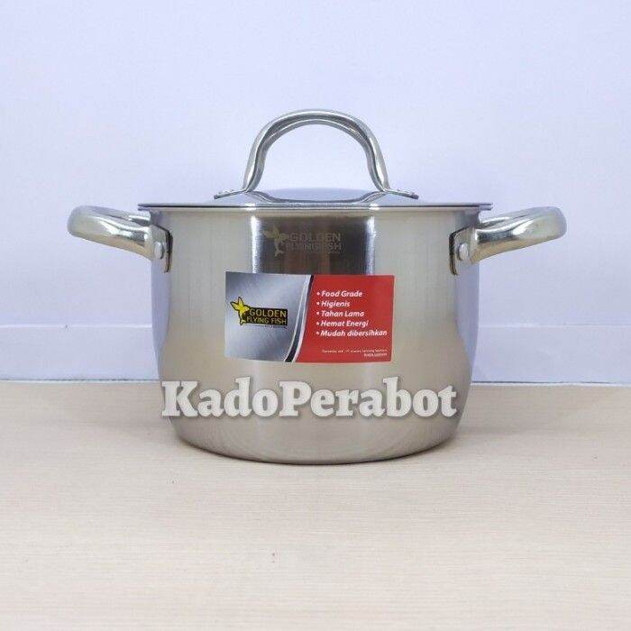 panci full stainless - panci golden flying fish - panci saucepot ...