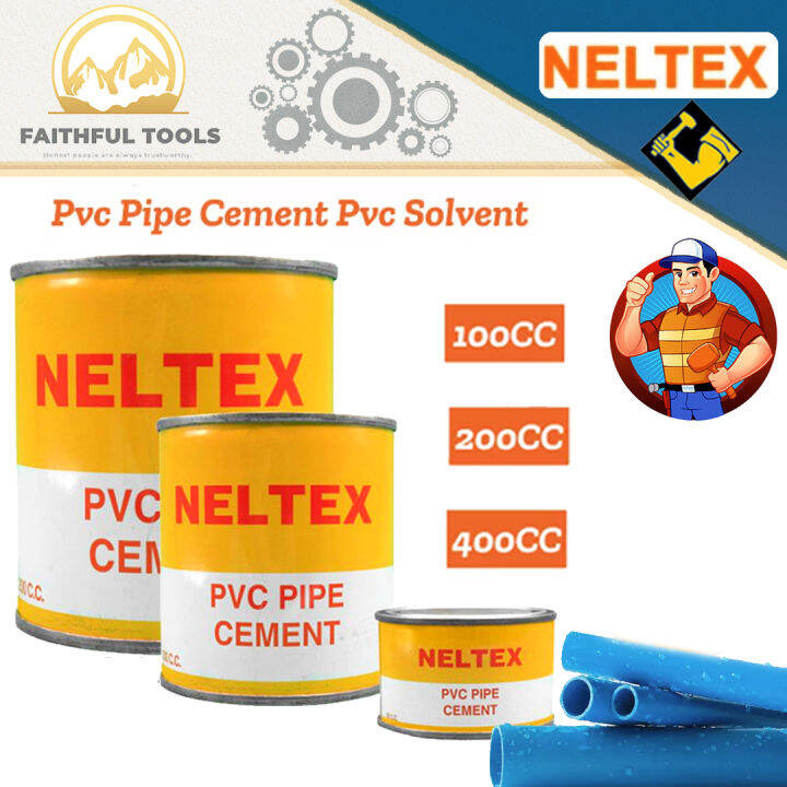 Neltex Solvent Cement / PVC Pipe Cement 100cc 200cc 400cc (per can ...