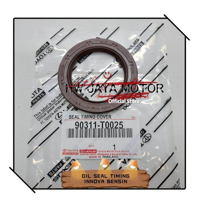 OIL SEAL TIMING SEAL CRANKSHAFT DEPAN TOYOTA INNOVA BENSIN ORIGINAL ...
