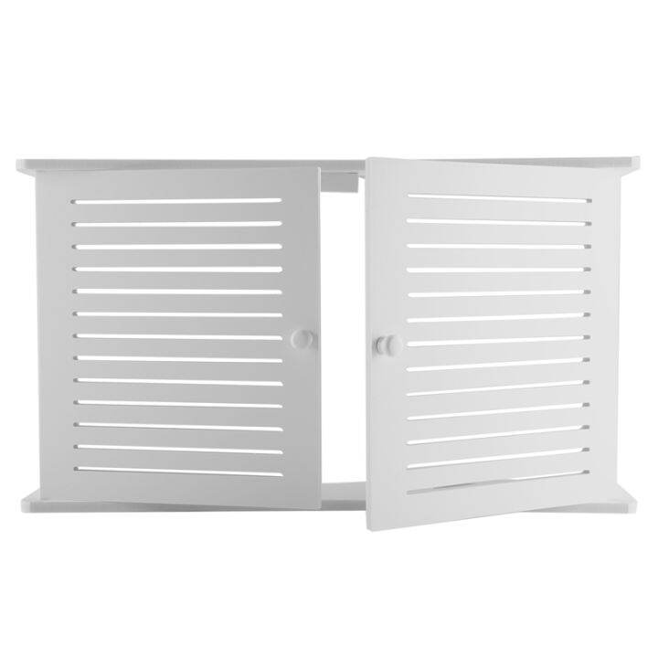 Wireless Wifi Router Storage Boxes Wooden Box Cable Power Plus Wire ...