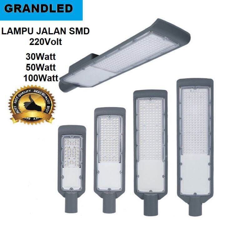 Lampu Jalan Led Pju 30watt 50watt 100watt Led Street Light Outdoor Smd