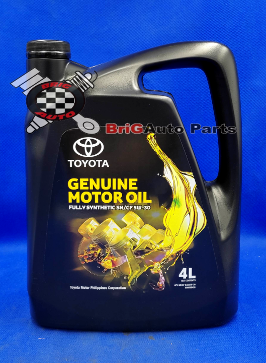 Toyota Fully Synthetic Motor Oil Gallon 5W-30 08880-85125 | Lazada PH