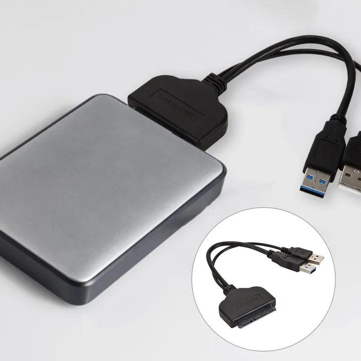 Hard Drive Converter Dual USB Plug And Play Hot-swappable High Speed ...