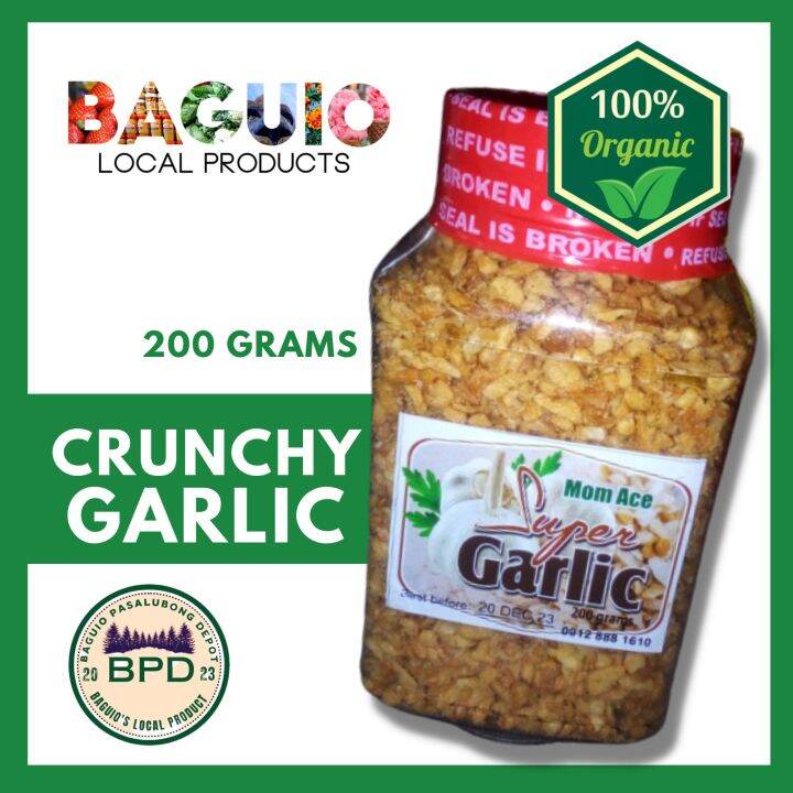 CRUNCHY GARLIC-BAGUIO'S LOCAL PRODUCT- FRIED GARLIC-200GRAMS | Lazada PH