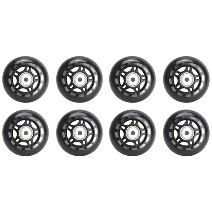 【Ready Stock&COD】8 Pack Inline Skate Wheels Indoor/Outdoor Roller ...