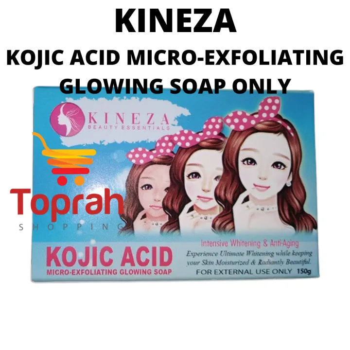 Kineza Dyosa Skin Whitening & Glowing Kojic Acid Micro-exfoliating SOAP only 150g | Lazada PH