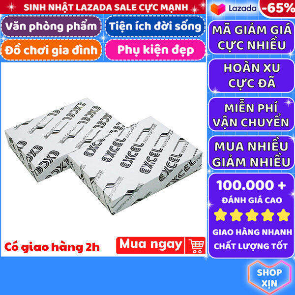 500 tờ giấy photo khổ A4 , Giấy A4 Excel định lượng 70 80gsm , Giấy ...