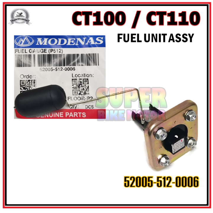 MODENAS CT100 / CT110 - 100% ORIGINAL MODENAS Fuel Unit ASSY / Tank ...