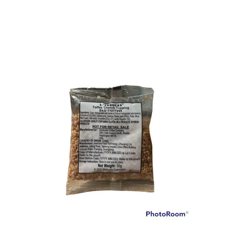 loju Starbucks Toffee nut crunch toppings | Lazada PH