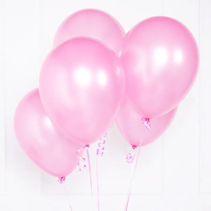 METALLIC LIGHT PINK Color Balloon (25pcs per pack) | Lazada PH