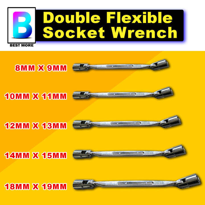 Double Flexible Socket Wrench | Lazada