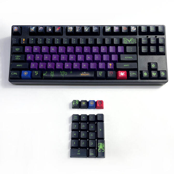 【Keycap Only】World of Warcraft Theme Keycap 108 Keys OEM Profile PBT ...