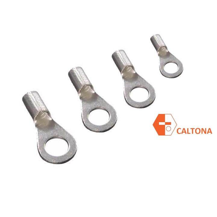 10PCS RING LUG FOR 4MM, 5M, 6MM, AWG12~AWG10, RNB5-5 CABLE LUG, RING TERMINAL, NON INSULATED ...