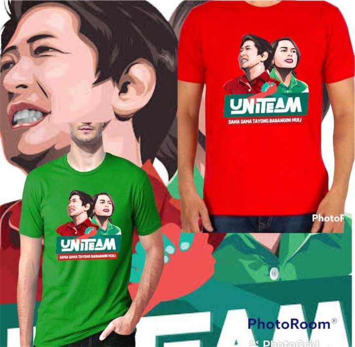 uniteam Tshirt statement for election cod | Lazada PH