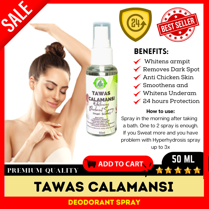 ⚡🔥⚡ [ 48 Hours UNDER ARM DEODORANT ] 50ml Deodorant Tawas Calamansi ...