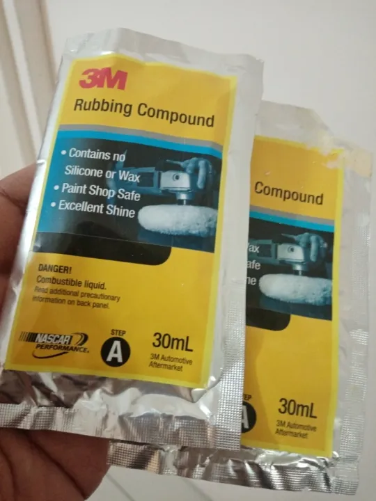 3M RUBBING COMPOUND SACHET 30ml (1pc) | Lazada PH