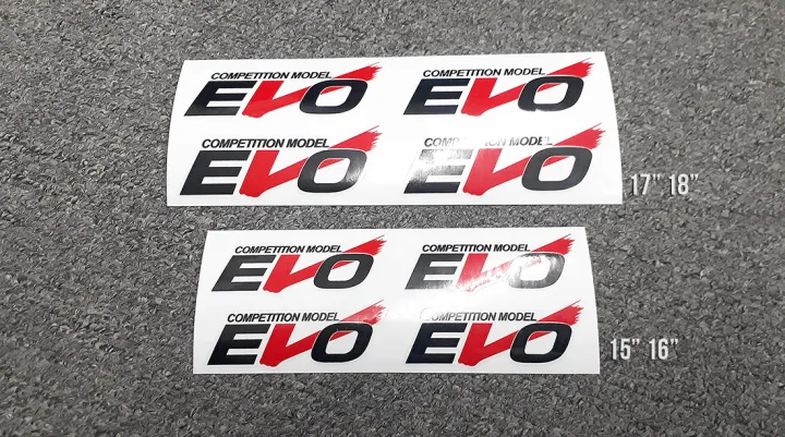 EVO Regamaster rim - sticker (spoke) | Lazada