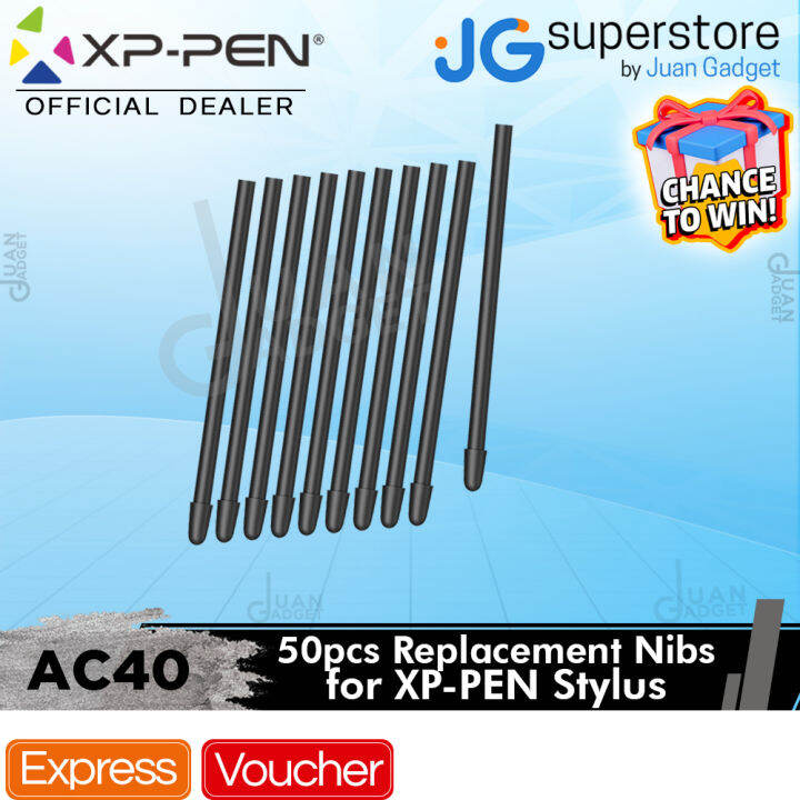 XP-Pen AC40 Stylus Replacement Nibs for XP-Pen P06 and PH3 Stylus 50 ...