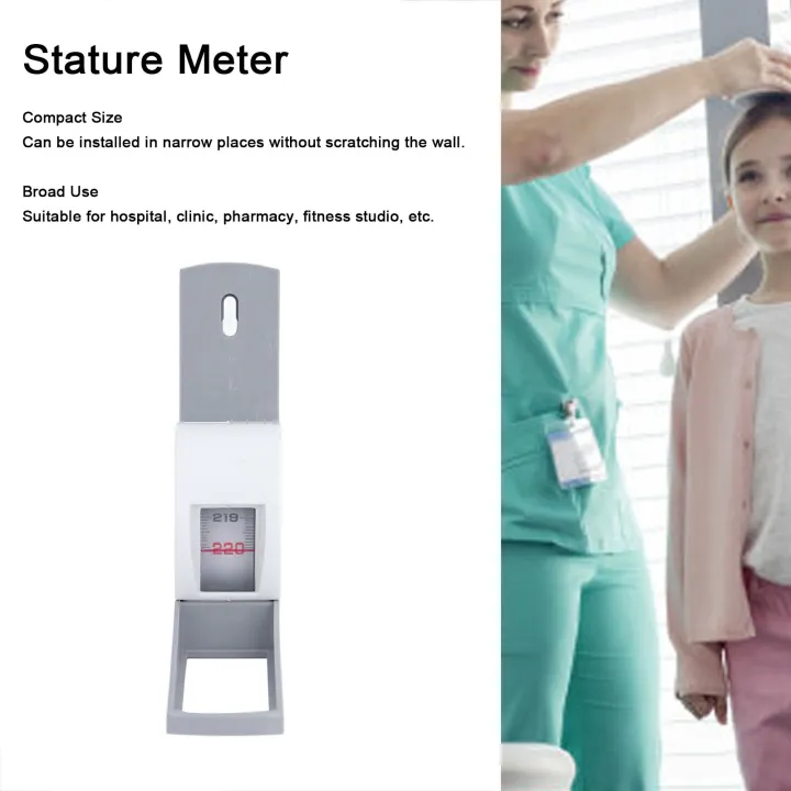 Stature Meter 2.2 Meters Growth Ruler Wall Mounted Measuring Tool for ...