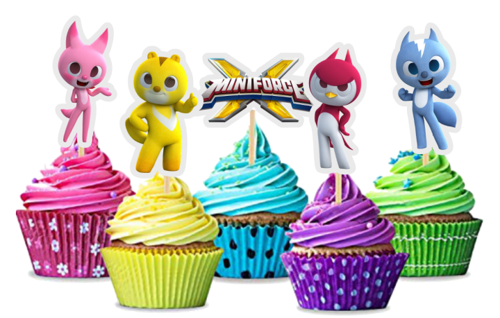 25pcs Miniforce cupcake topper | Lazada
