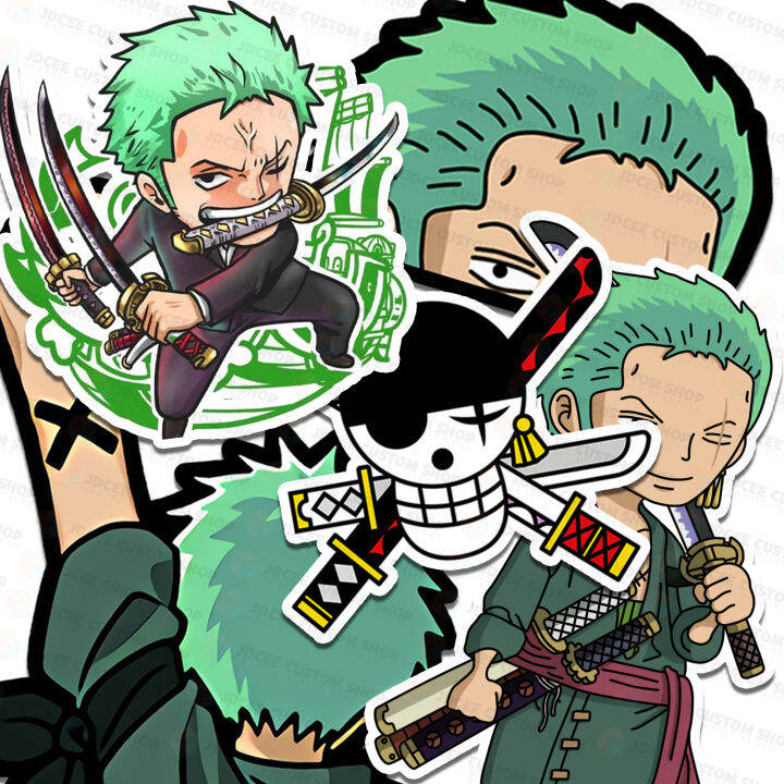 AQUAFLASK PEEKER STICKERS One Piece Zoro Waterproof | Lazada PH