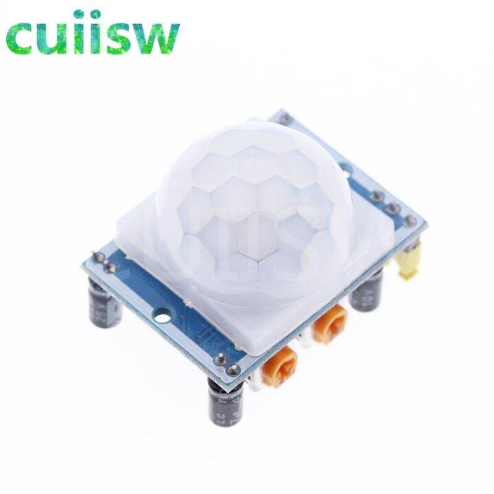 Cuiisw HC-SR501 HC SR501 ใหม่ปรับอินฟราเรด IR PIR Motion Sensor โมดูล ...