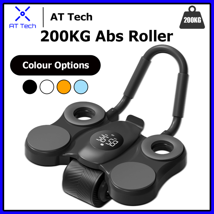 AT Tech Premium Adjustable Upgraded Elbow Abs Roller Knee Roller ...