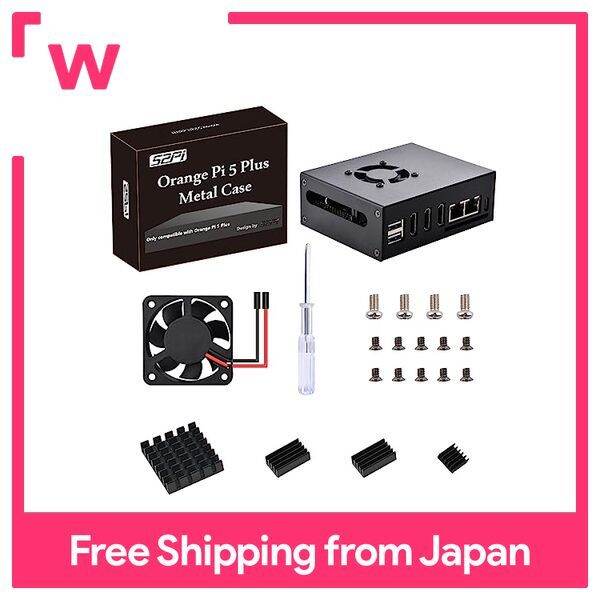 Geekpi Orange Pi 5 Plus กล่องโลหะพร้อมพัดลม40Mm,พัดลมทำความเย็น Orange ...