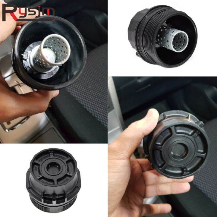 Black New Oil Filter Housing Cap 15620-37010 1562037010 Fit For Toyota ...
