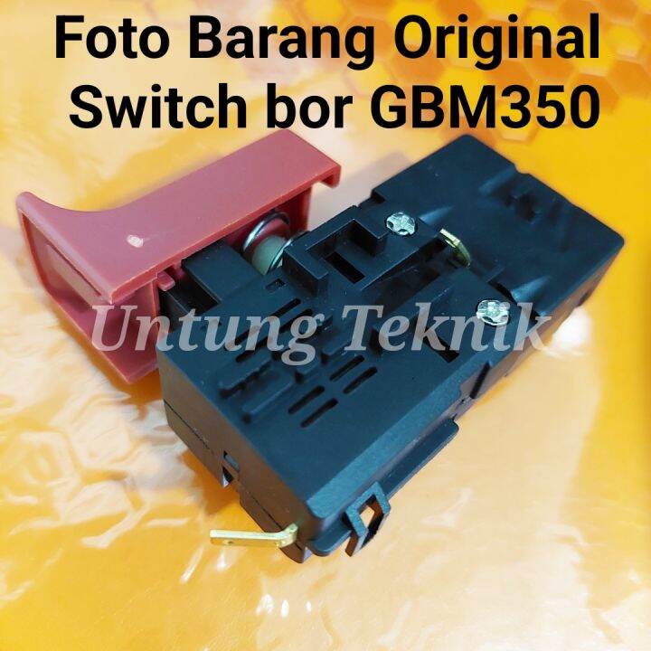 SPARE PART SAKLAR SWITCH BOR GBM 350 BOSCH REPLACEMENT GBM350 BOR 10MM ...