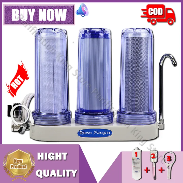 Authentic 3 in 1 Water Purifier Water Filter Complete Set | Lazada PH