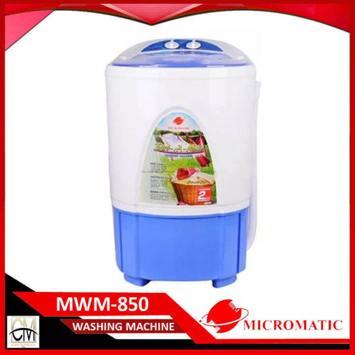 CHRONOS Micromatic Single Tub Washing Machine 8kg MWM-850 | Lazada PH